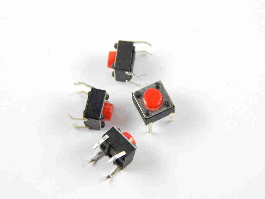 Push Button/Tactile Switch Pinout Connections, Uses,, 57% OFF