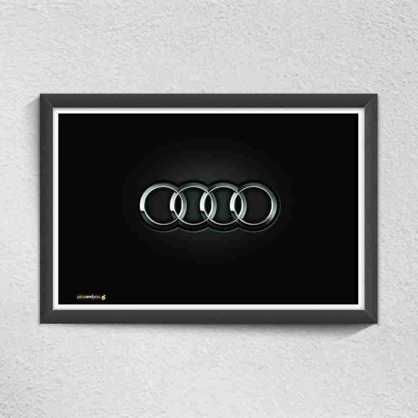 Audi Logo Black Background