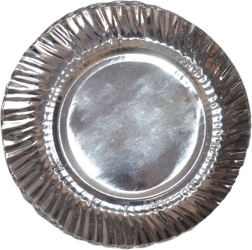 Silver Laminated Paper Plates