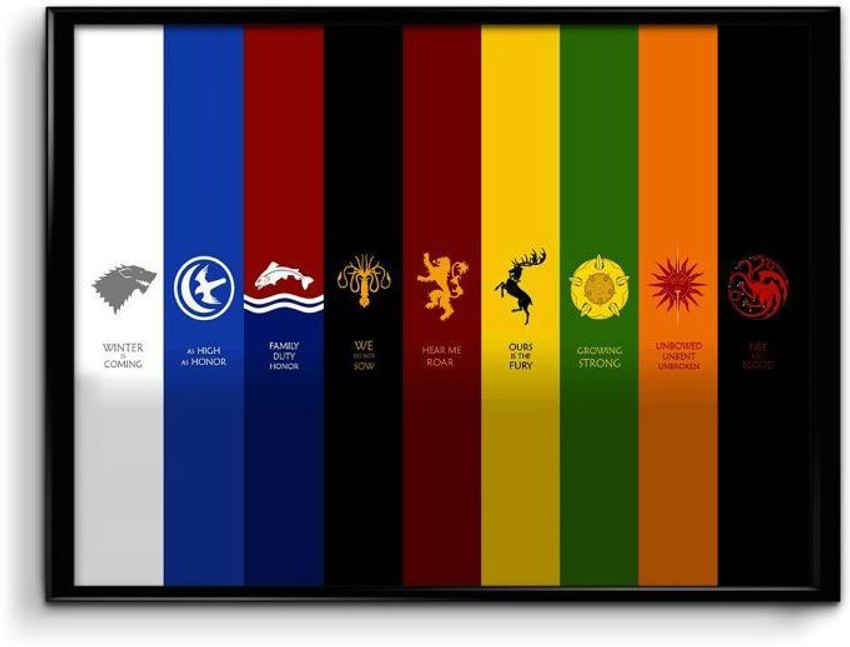 Game Of Thrones Crests Sterk