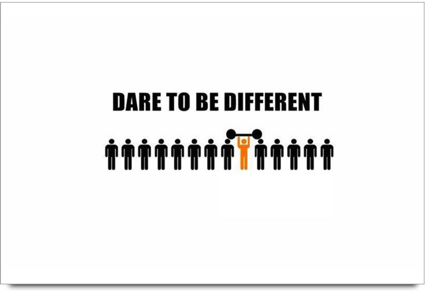 Dare To Be Different Poster
