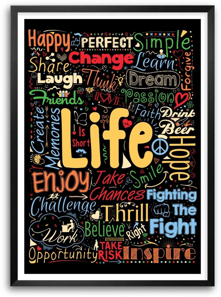 Inspiring Words Collage