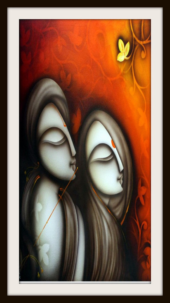 Abstract Art Love Theme