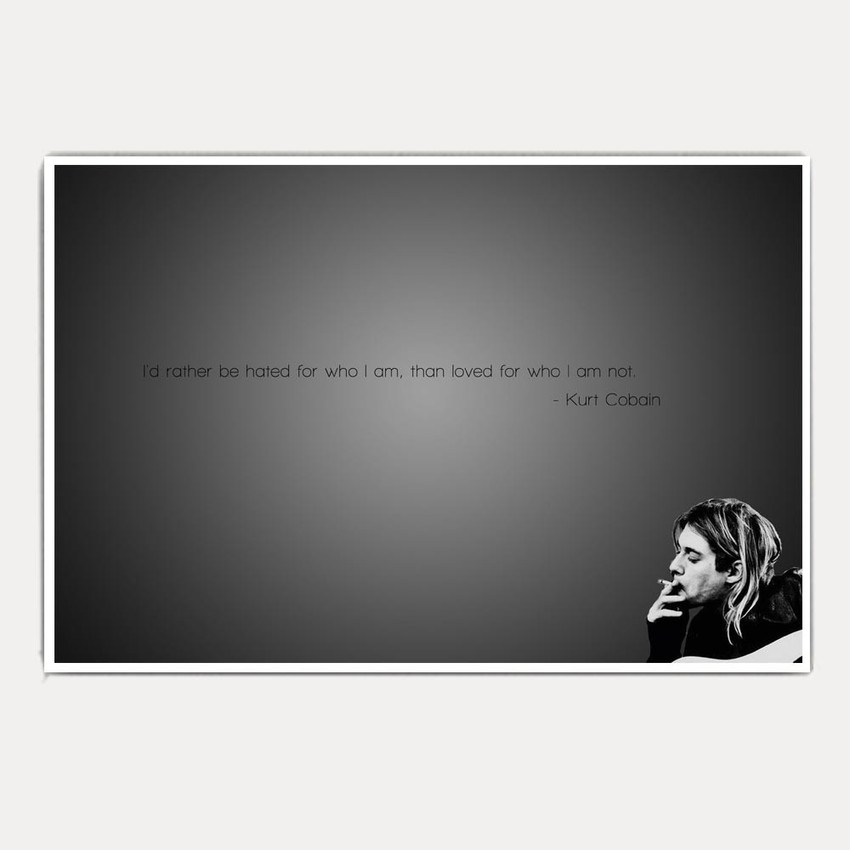 Kurt Cobain Best Quotes 100 Kurt Cobain Quotes On Music, Fame, Nirvana