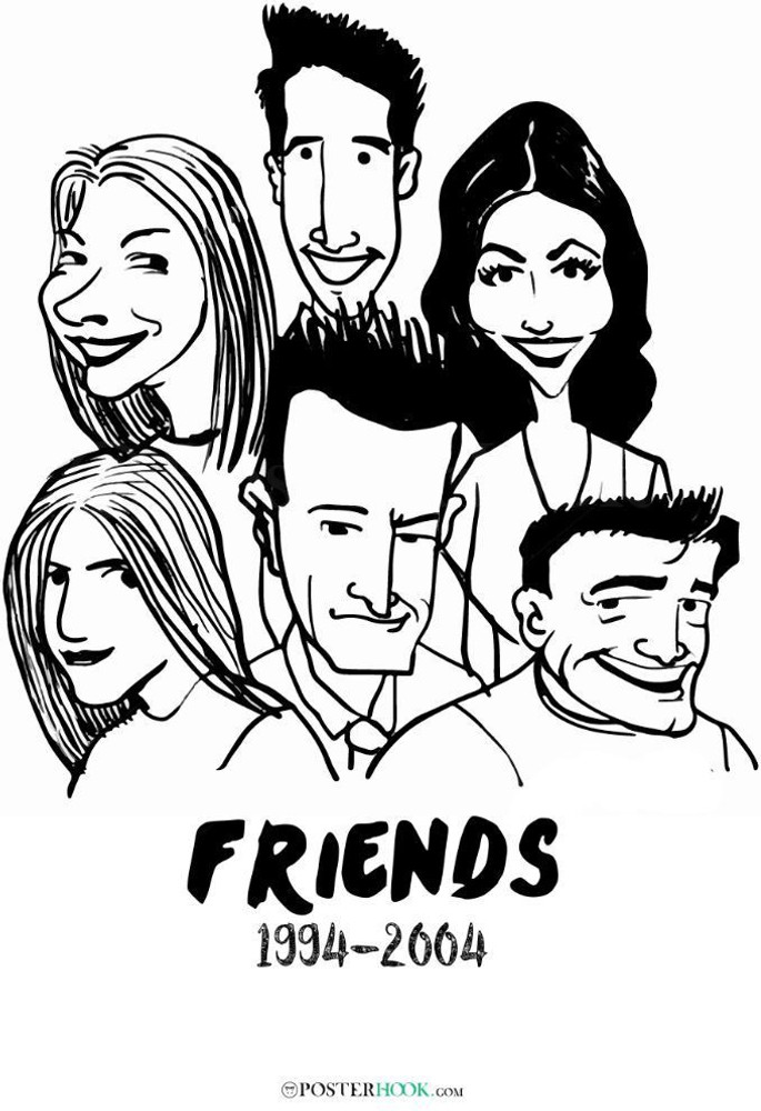 Friends Tv Show Poster 2004
