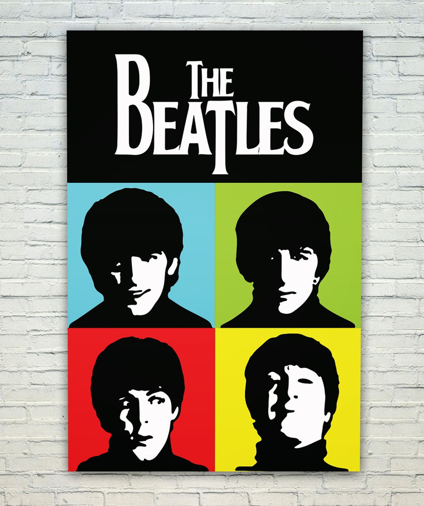 Beatles Pop Art Poster