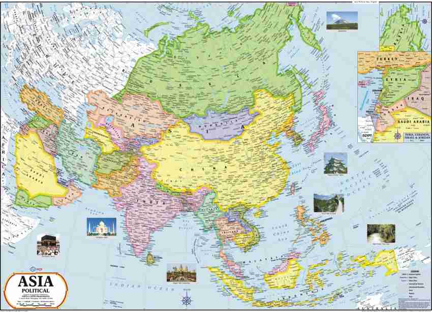 Asia Political Map Printable Printable Maps