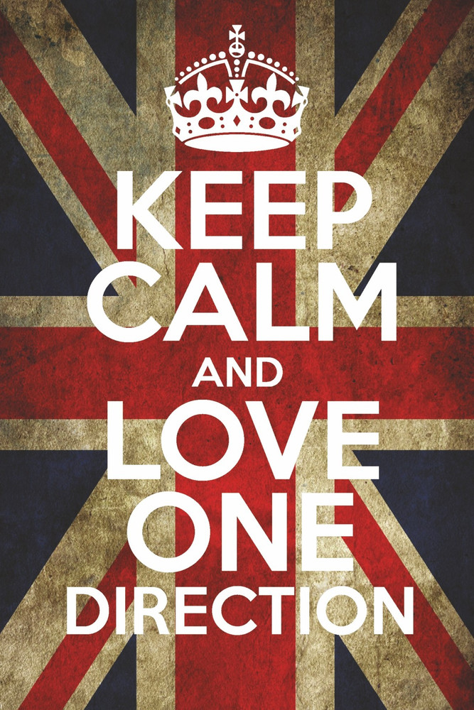 Keep Calm And Love One Direction Logo