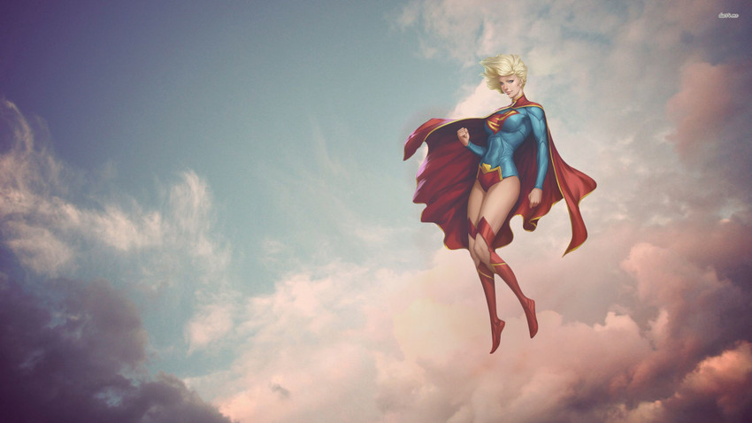 Supergirl Justice League Flying