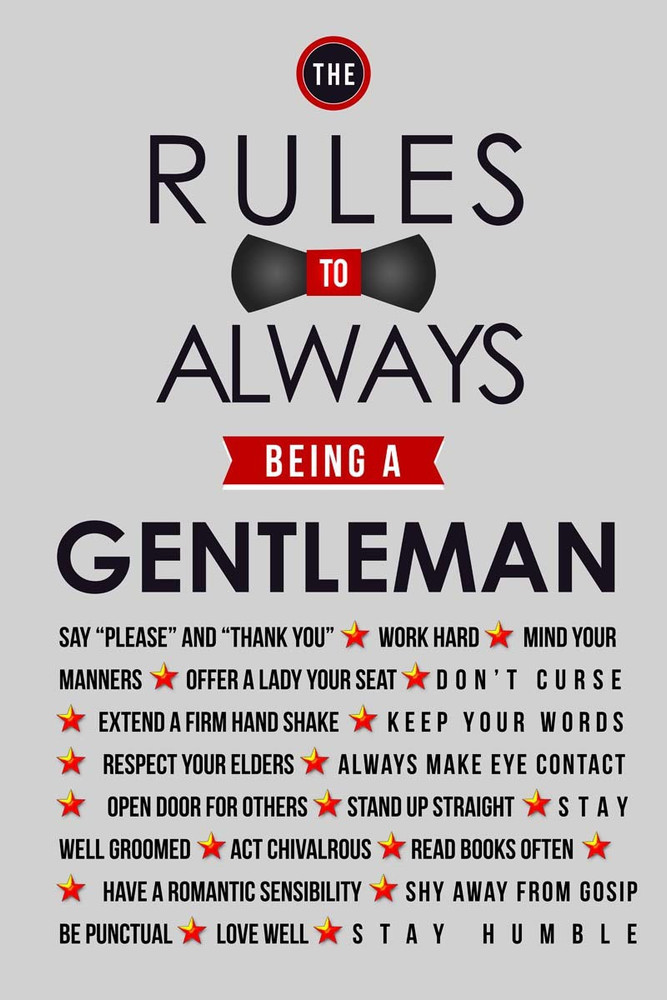 Rules Of Being A Gentleman