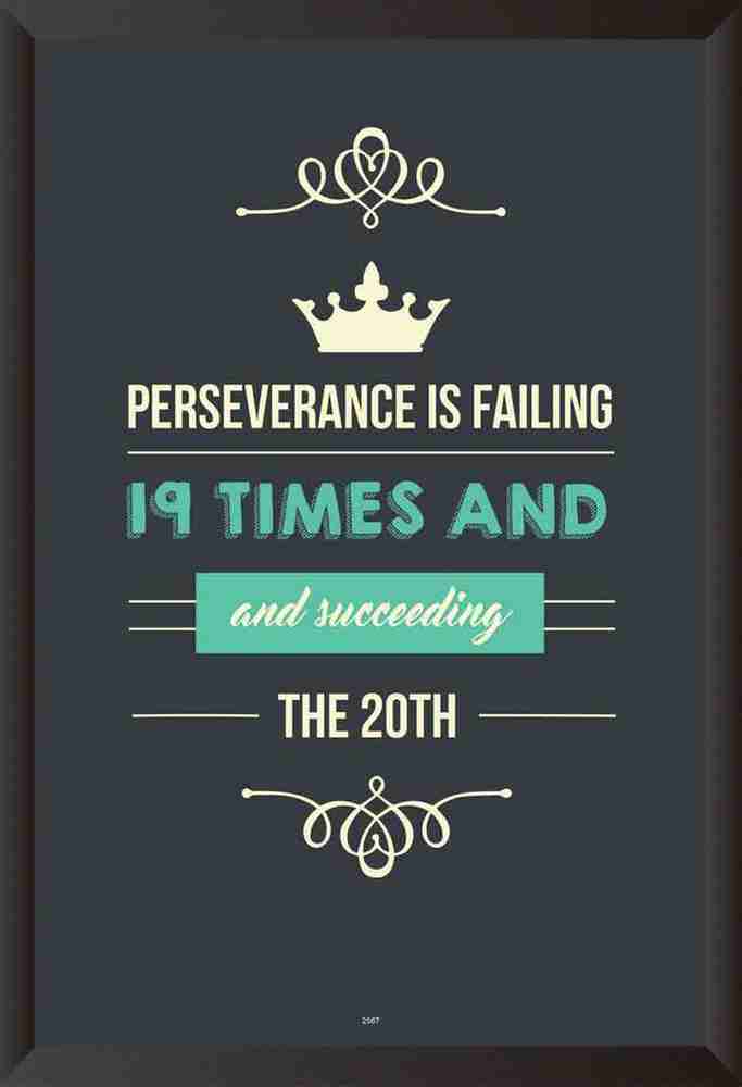 Perseverance Poster