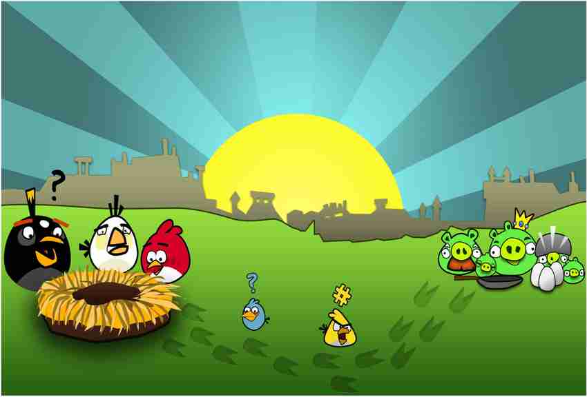 Angry Birds Birthday Wallpaper