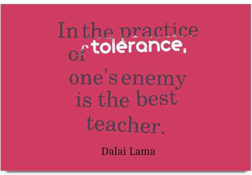 Tolerance Quotes