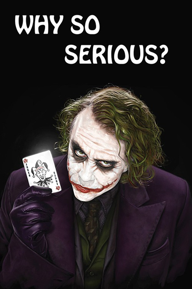 Why So Serious Joker Poster