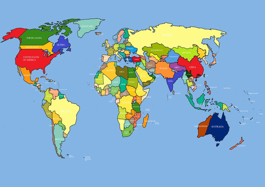 Political World Map