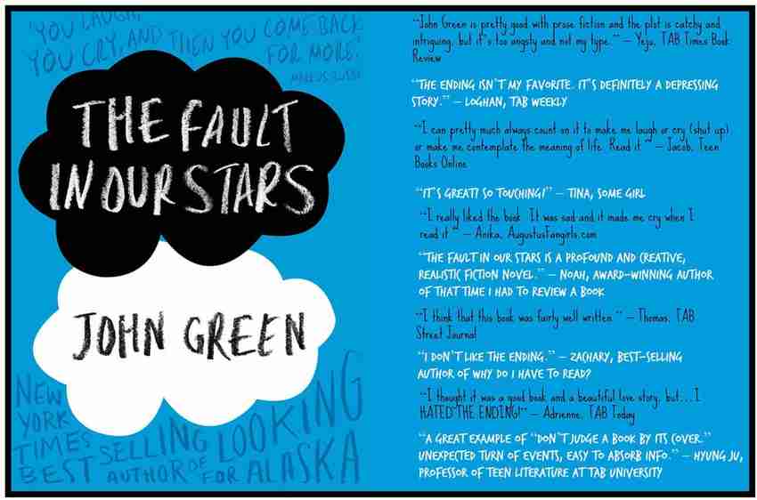 The Fault In Our Stars Book Poster