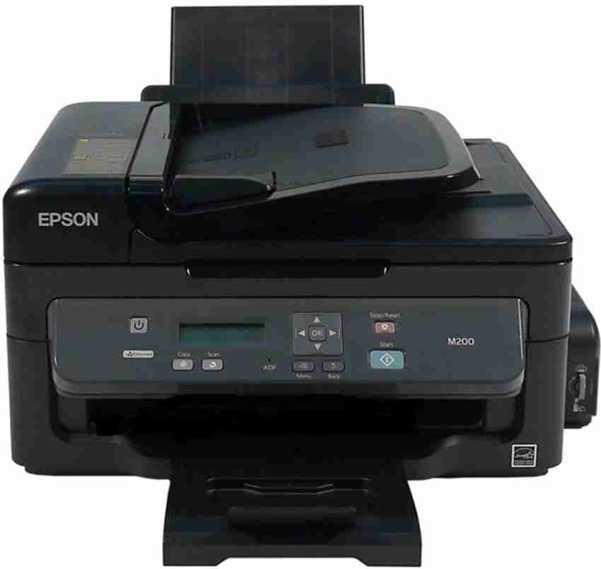 Epson Ink Tank M200 Multi function Monochrome Ink Tank Printer Black Page Cost 12 Epson Flipkart
