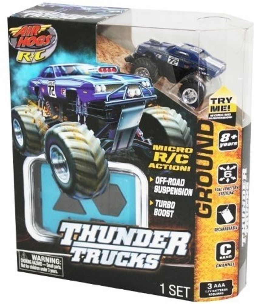 Air Hogs Thunder Trucks Radio Control 4D RC Fighter Jet With Gravity