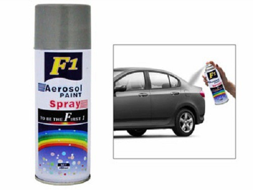 F1 Grey Spray Paint 450 ml Price in India Buy F1 Grey Spray Paint 450 ml online at Flipkart