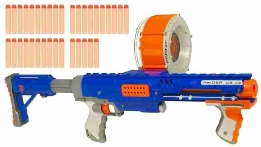 Hasbro Nerf N Strike Raider Rapid Fire CS 35 Dart Blaster Guns Darts Nerf N Strike Raider Rapid Fire CS 35 Dart Blaster shop for Hasbro products in India. Toys for 6