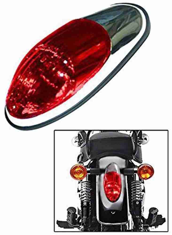Enfield Works Long Red Glass Bike Tail Brake Light for Royal Enfield Thunderbird Tail Light Motorbike Halogen for Royal Enfield 12 V 5 W Price in India Buy Enfield Works