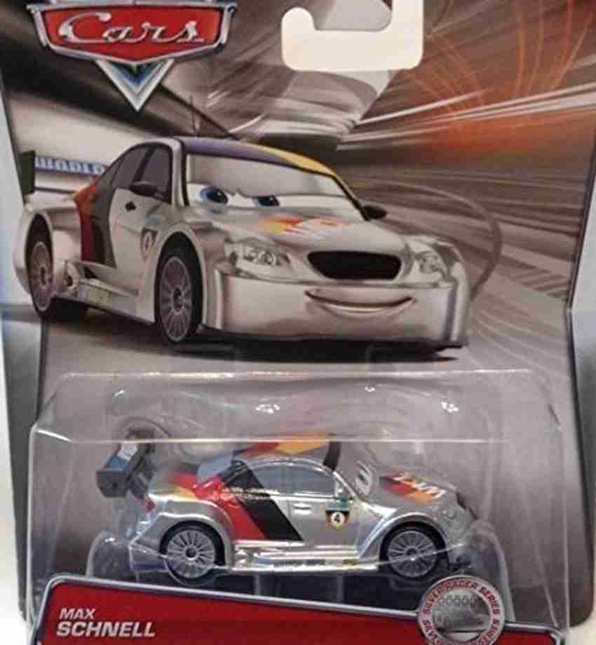 Max Schnell Disney Pixar MATTEL Disney Pixar Cars 2 Kmart Silver Racer