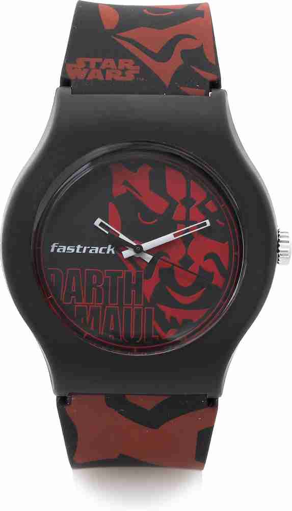 Fastrack Unisex Red Printed Dial Red Marvel Avengers Straps