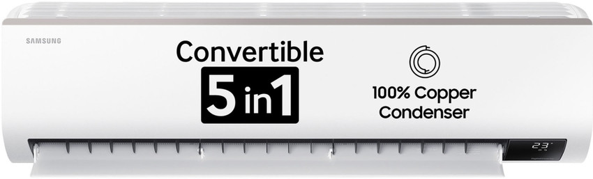 Flipkart Buy SAMSUNG Convertible 5 in 1 Cooling 2024 Model 1.5 Ton 5 Star Split Inverter AC White Online at best Prices In India