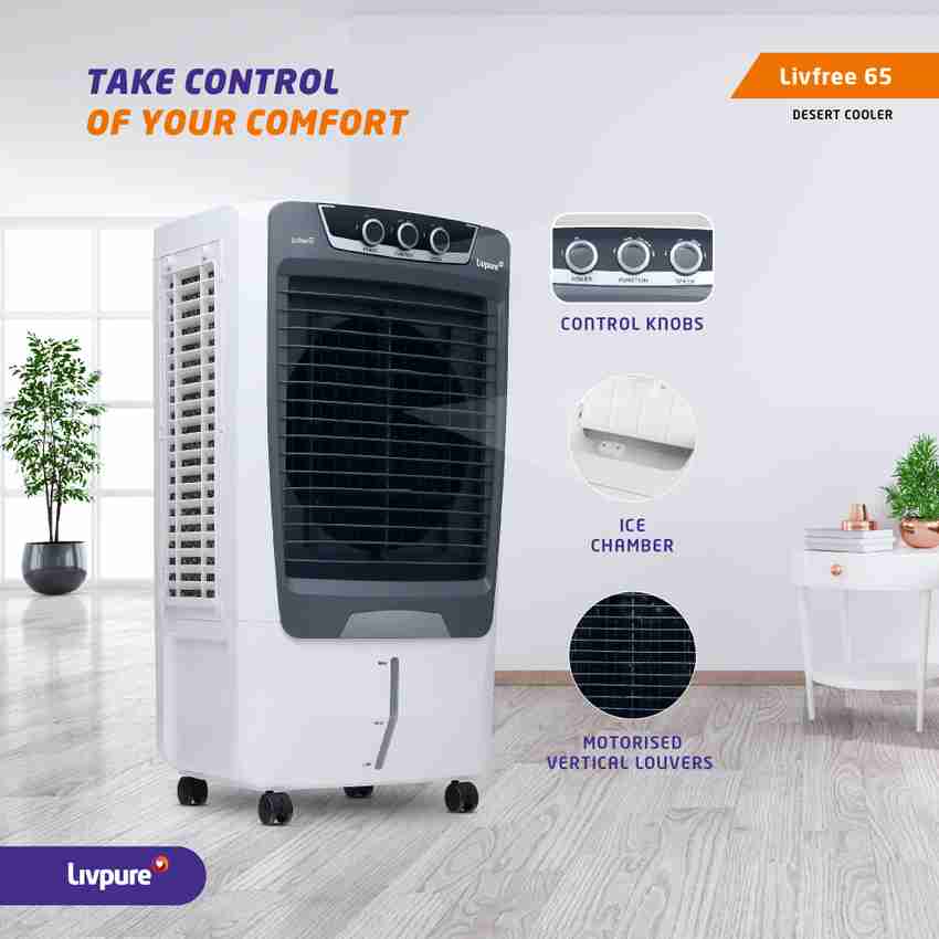 LIVPURE 65 L Desert Air Cooler Price in India Buy LIVPURE 65 L Desert Air Cooler online at Flipkart