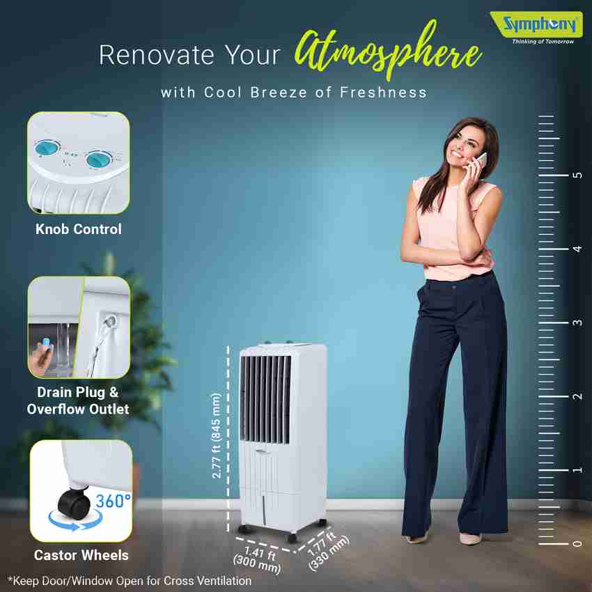 Symphony 12 L Tower Air Cooler Price in India Buy Symphony 12 L Tower Air Cooler online at Flipkart