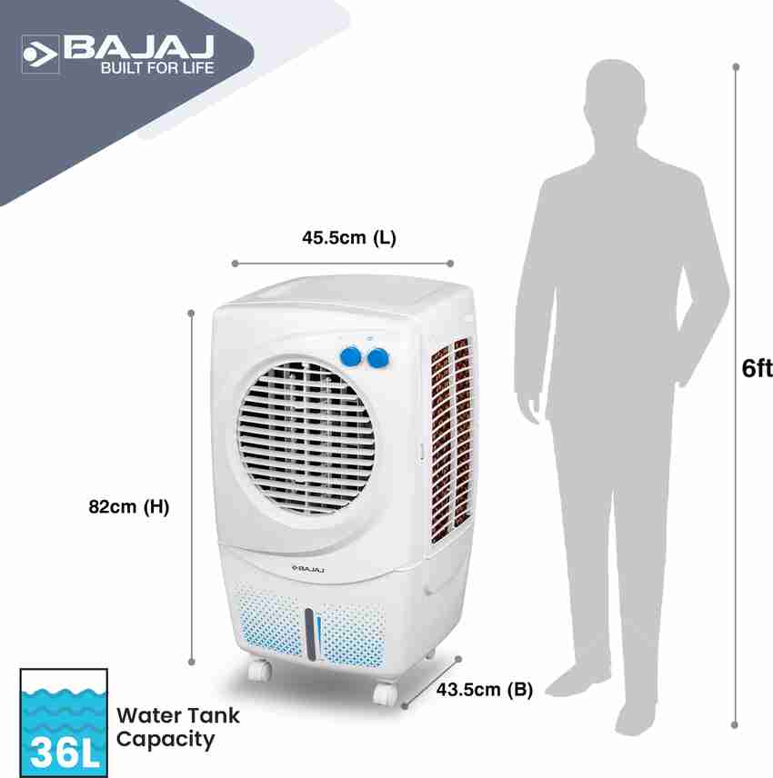 BAJAJ 36 L Room Personal Air Cooler Price in India Buy BAJAJ 36 L Room Personal Air Cooler online at Flipkart