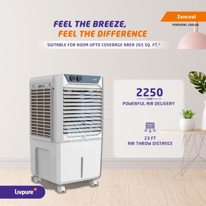 LIVPURE 45 L Room Personal Air Cooler Price in India Buy LIVPURE 45 L Room Personal Air Cooler online at Flipkart