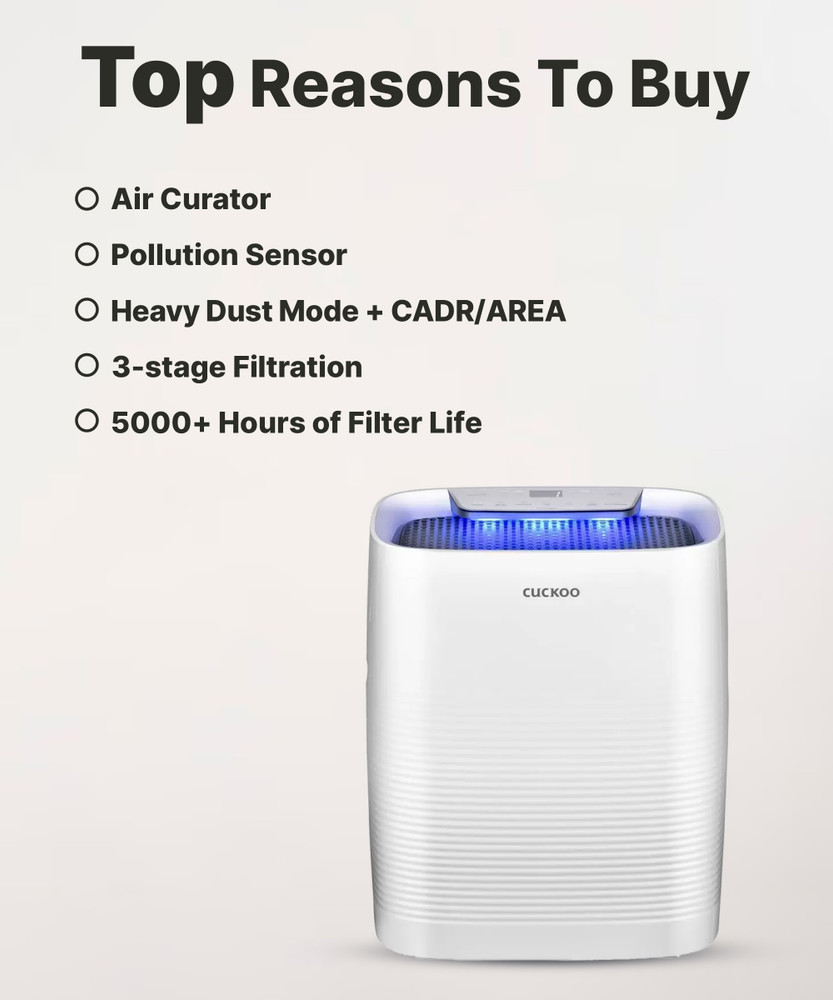 CUCKOO C Model Room Air Purifier Price in India Buy CUCKOO C Model Room Air Purifier online at Flipkart