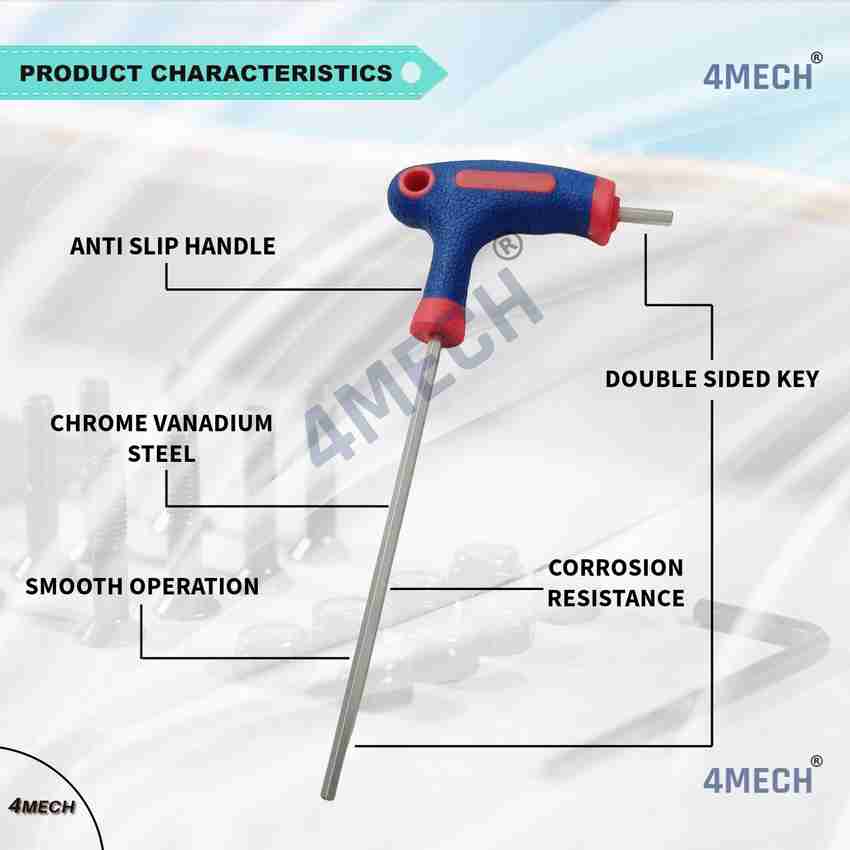 TOM Two Way 4 mm T Type Allen Key Allen Key Set Price in India Buy TOM Two Way 4 mm T Type Allen Key Allen Key Set online at Flipkart