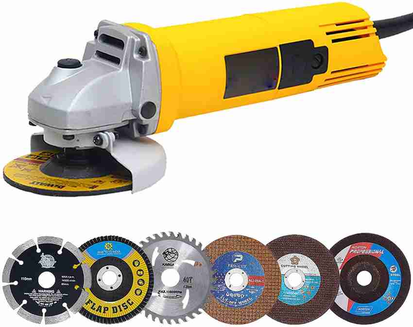 MLD 850W Corded Hand Cutter Machine with 6pcs Wheel Disc for cutting grinding Angle Grinder Price in India Buy MLD 850W Corded Hand Cutter Machine with 6pcs Wheel Disc for cutting grinding Angle