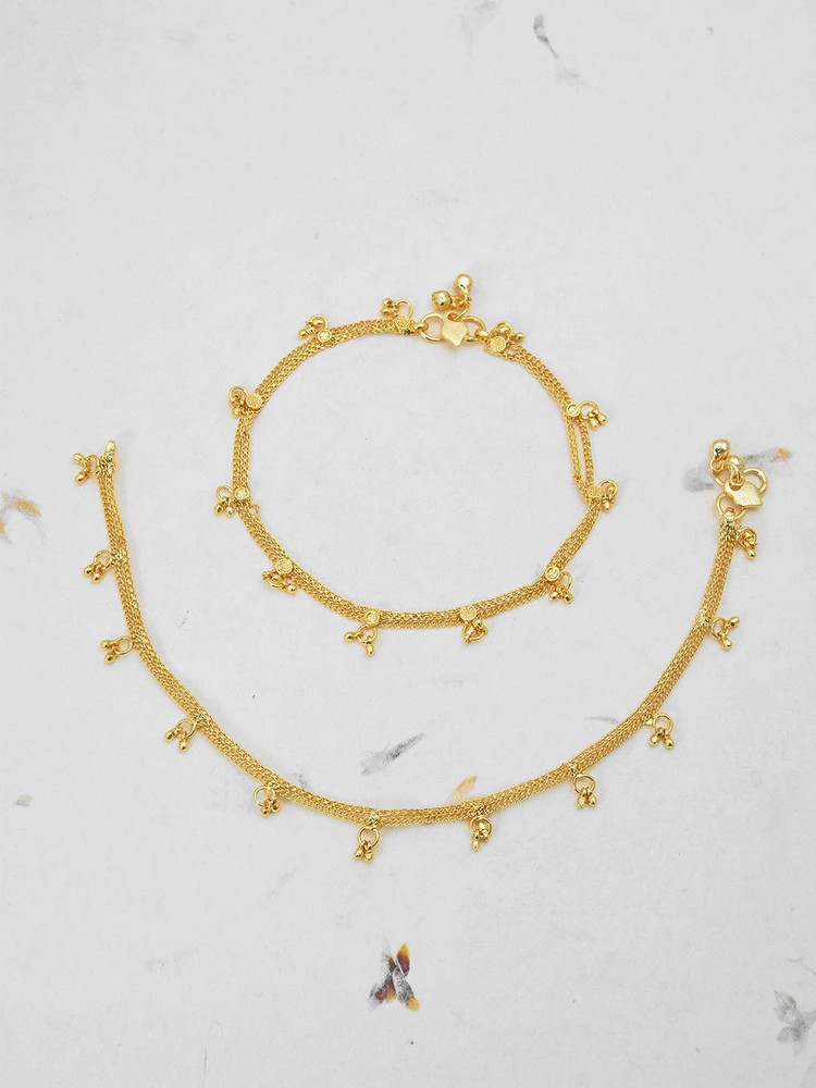 Gold nupur design store