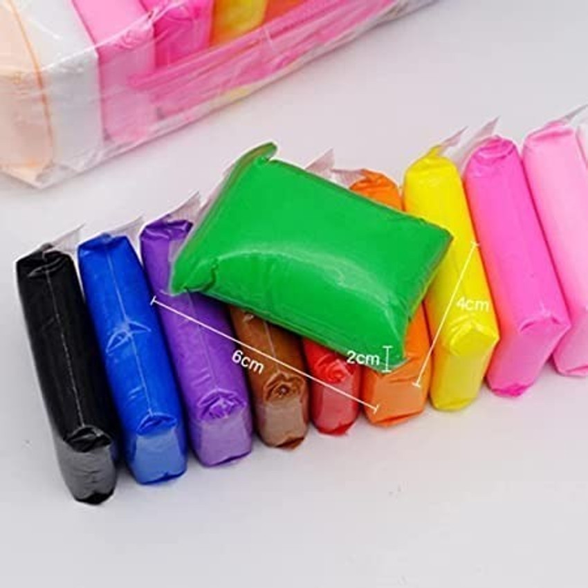 24 Color Super Light Clay Air Drying Soft Polymer Super Soft Clay 12