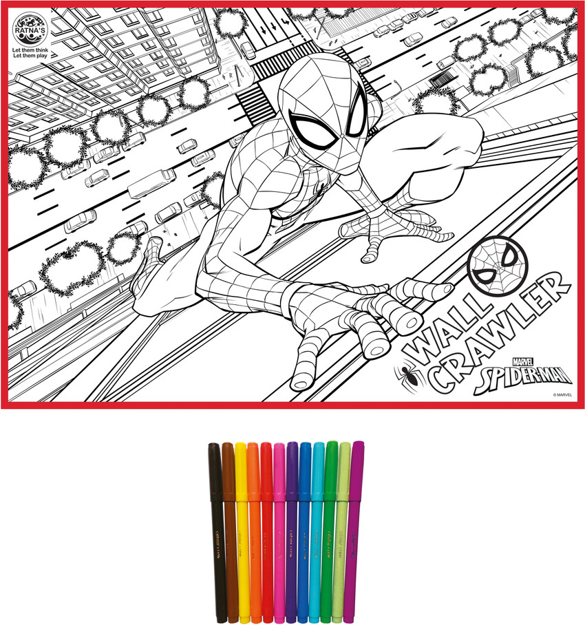 coloring pages for spiderman 3