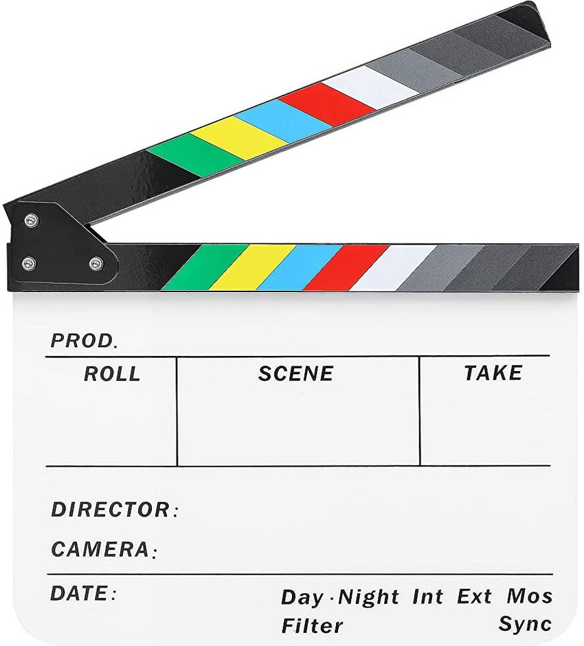 Diy Directors Clapboard Clipart