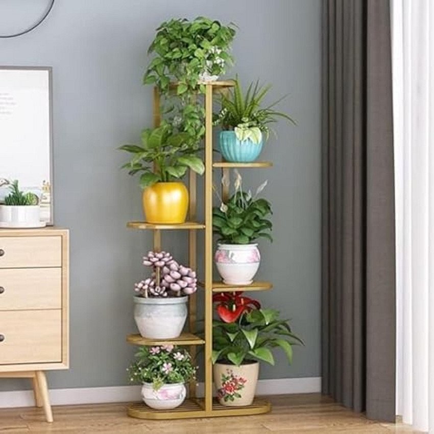 Artificial plant in stand store