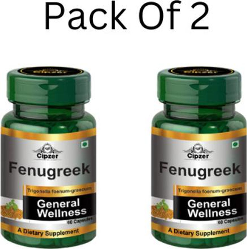 CIPZER Fenugreek Capsule Producing milk in breastfeeding mother Pack of 2 120 capsules Price in India Buy CIPZER Fenugreek Capsule Producing milk in breastfeeding mother Pack of 2 120 capsules onlin...