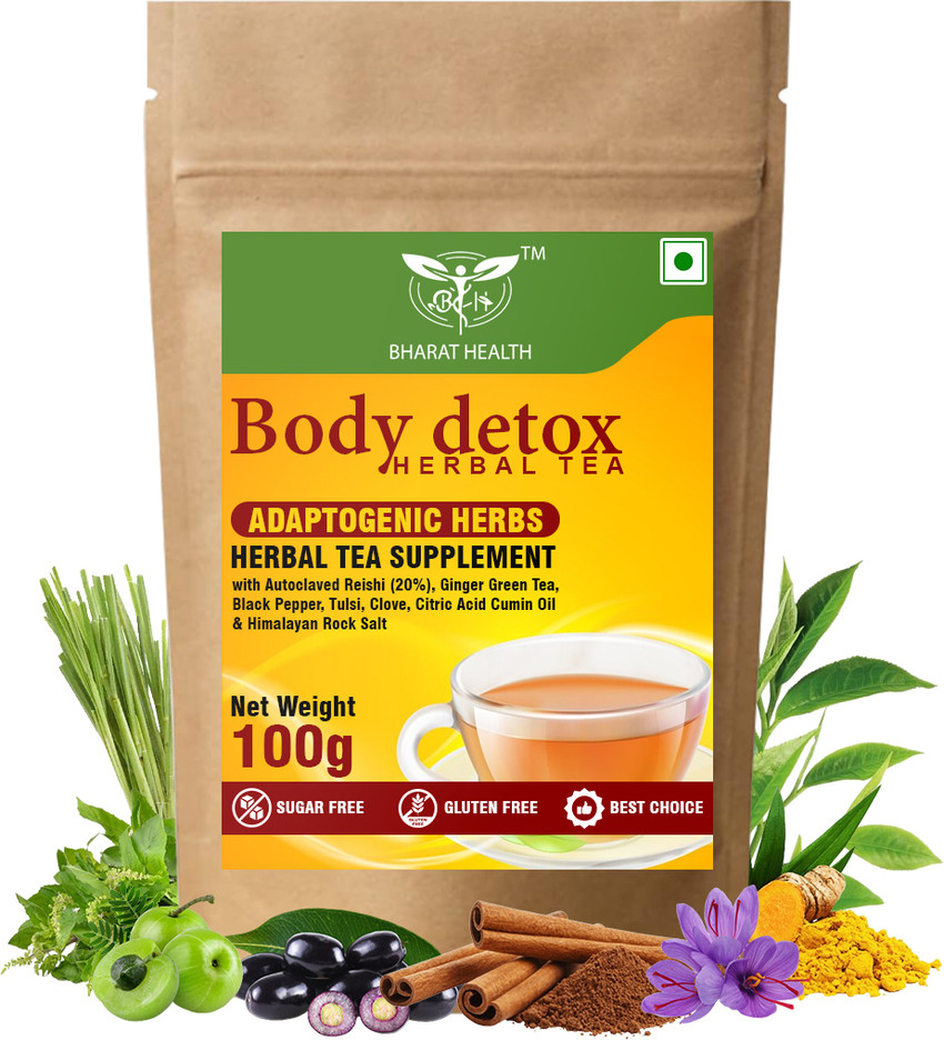 BHARAT HEALTH BODY DETOX HERBAL TEA 100g Price in India Buy BHARAT HEALTH BODY DETOX HERBAL TEA 100g online at Flipkart