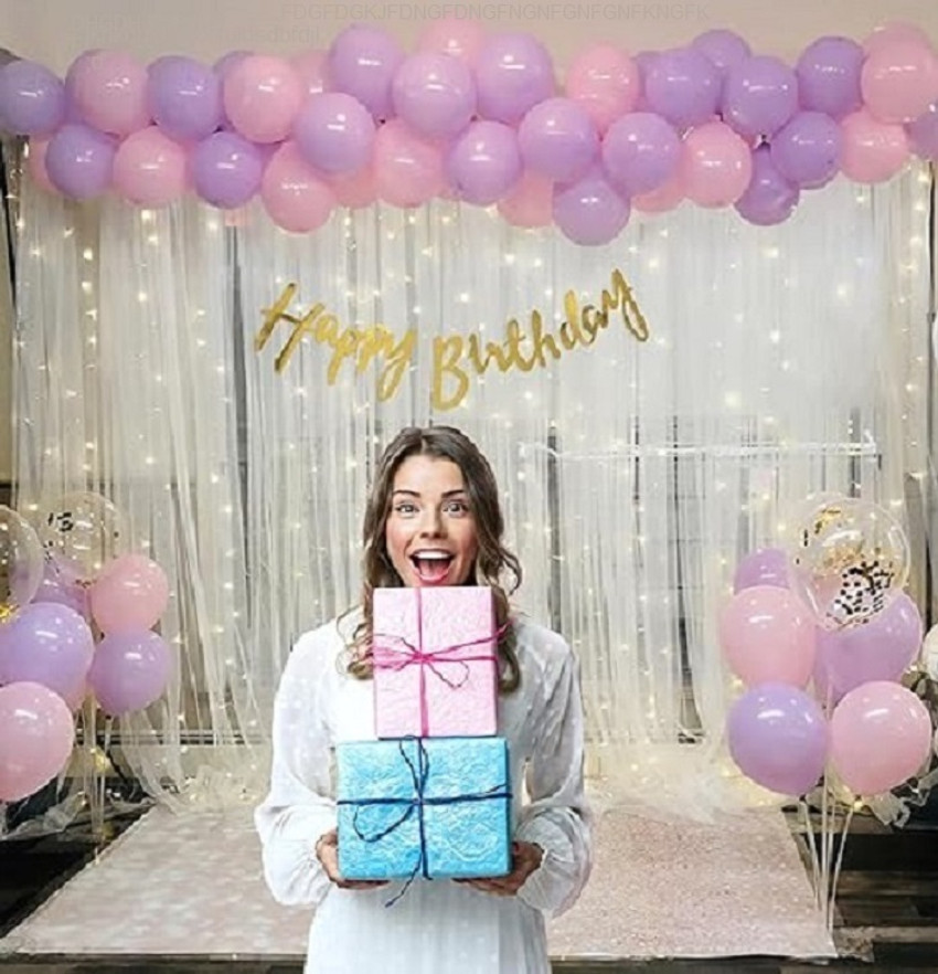 Pink Purple Princess Birthday Party Girl 1st Birthday Party