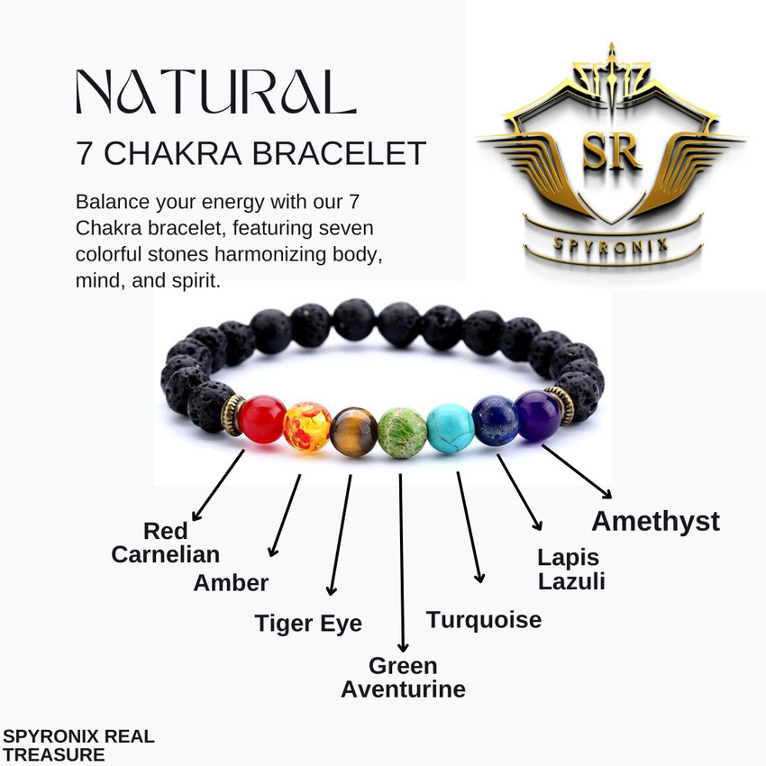 SPYRONIX REAL TREASURE 7 Chakra Bracelet