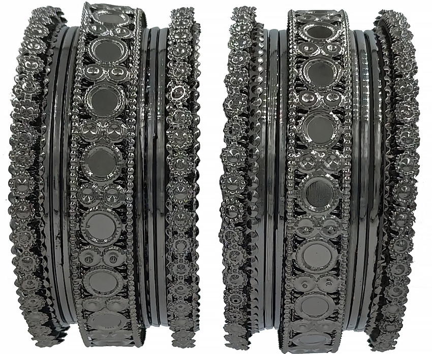 Black metal bangles flipkart store