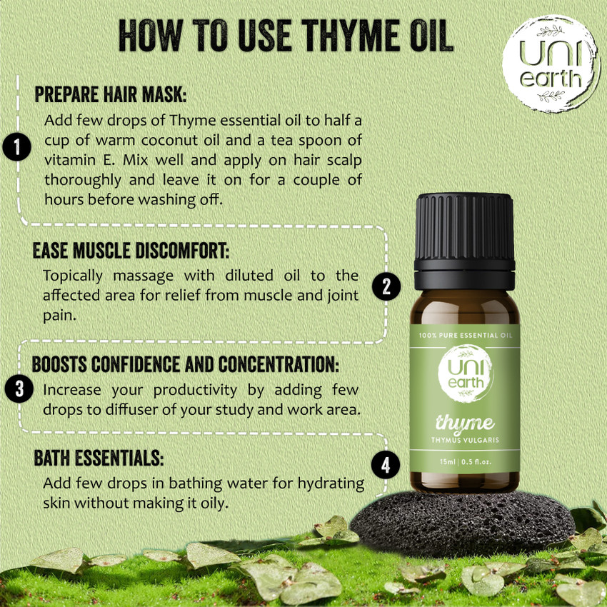 Uniearth 100 Pure Citronella Thyme Essential Oils Combo for Skin and Hair Care Price in India Buy Uniearth 100 Pure Citronella Thyme Essential Oils Combo for Skin and Hair