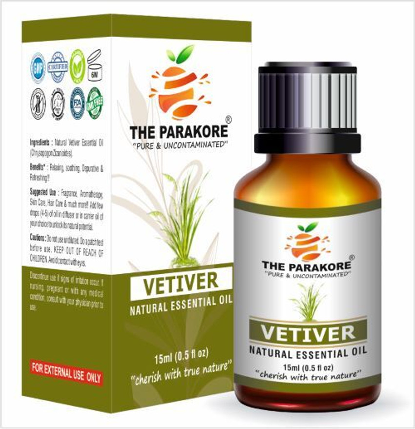 The Parakore Vetiver Essential Oil Price in India Buy The Parakore Vetiver Essential Oil Online In India Reviews Ratings Features Flipkart
