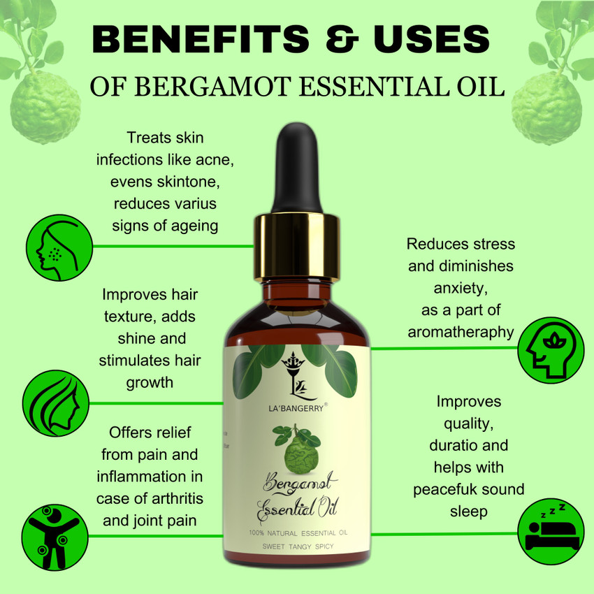 Bergamot essential oil uses store
