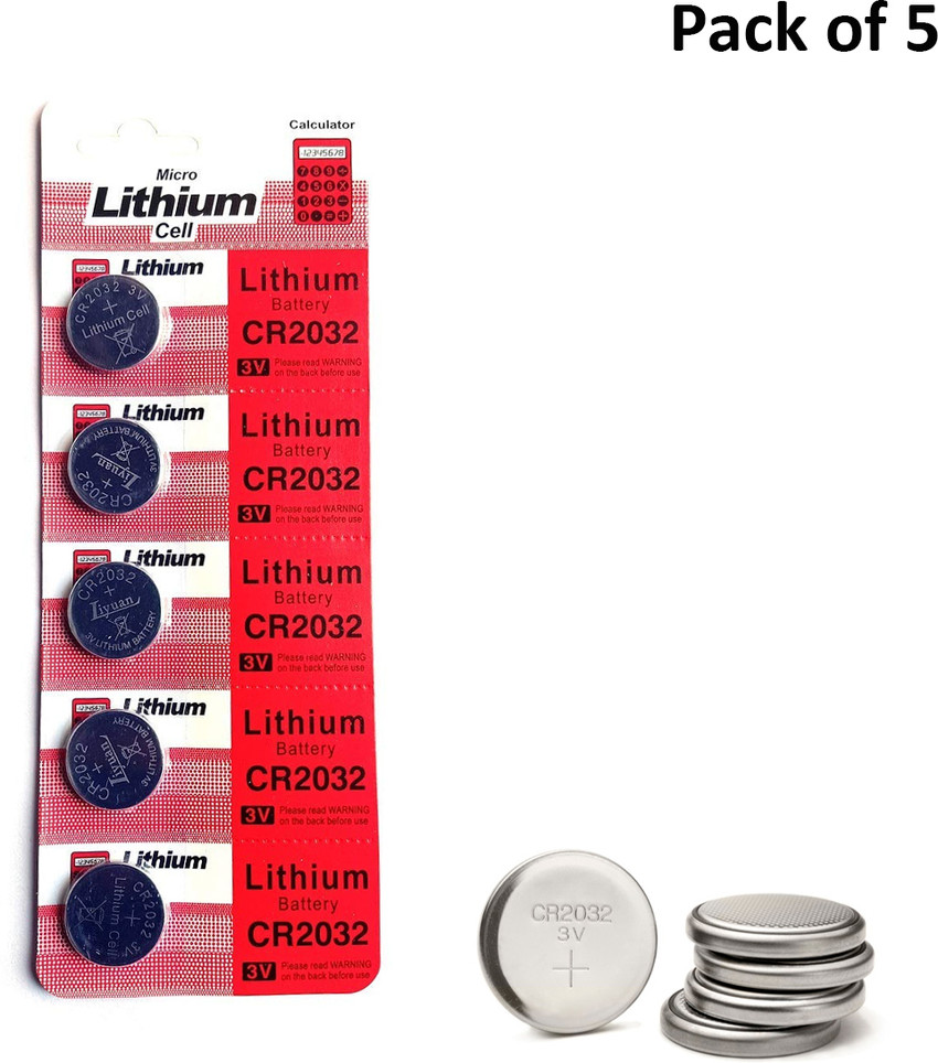 Zohlo CR 2032 Lithium Coin 3V car key CMOS ion cell Battery Zohlo Flipkart
