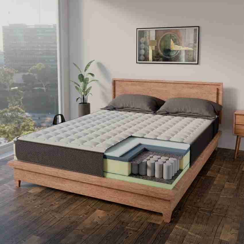 Comforto by Comforto Hybrid Pocket Spring with Memory Foam 7 Inch 7 inch Single Pocket Spring Mattress